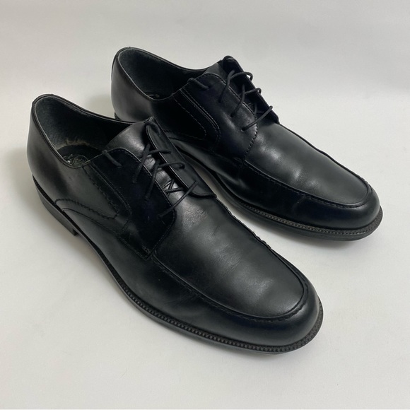 Dockers | Shoes | Dockers Excelar Black Leather Oxford 2 M Mens Lace Up ...